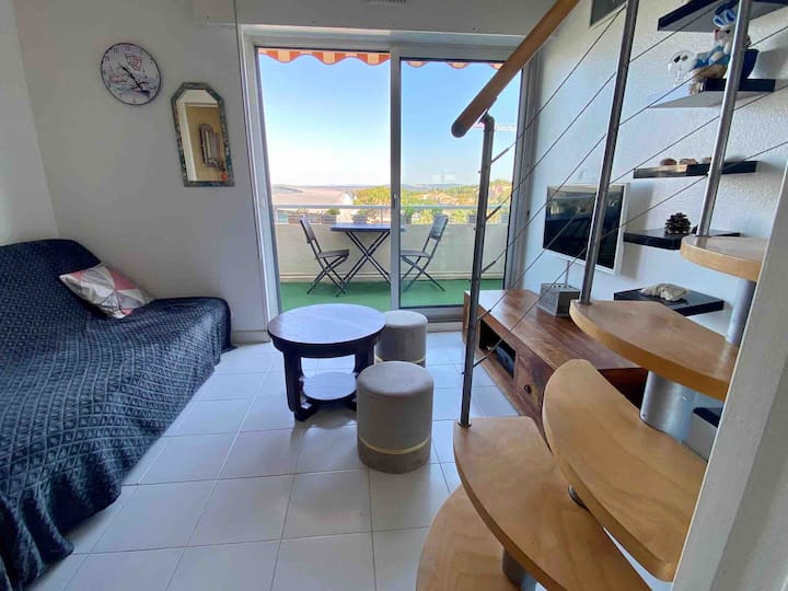 Appartement Avec Terrasse Dernier éTage 300m Plage - 세트