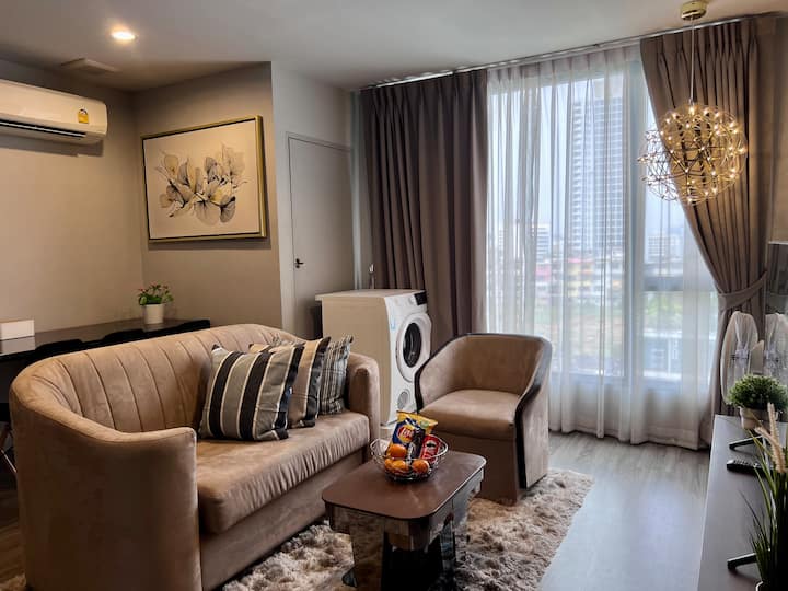 Cozy 2br Near Bts Ekamai&thonglor For Long Stay - Bangkok