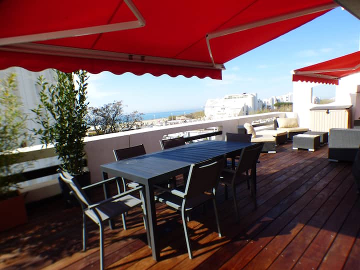 Pieds Dans L’eau Magnifique Appartement Vue Mer - La Grande-Motte