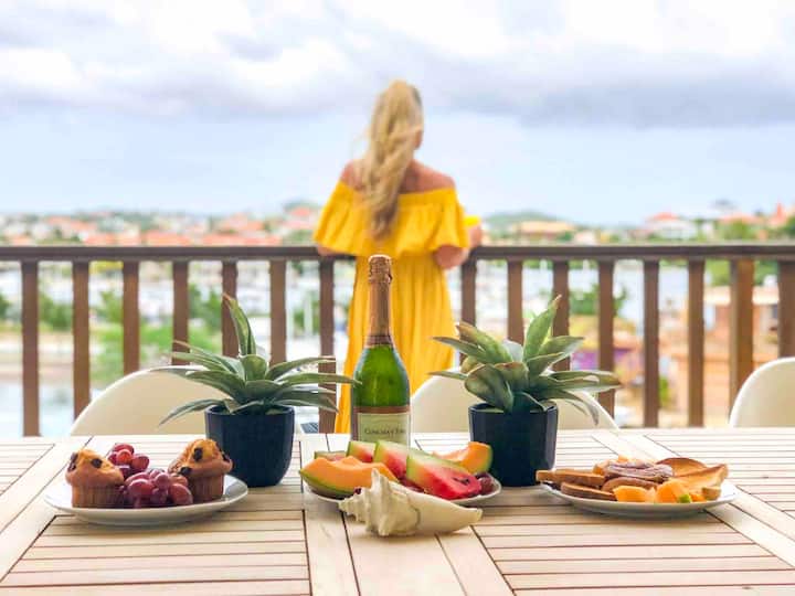 Penthouse With Marina View At Palapa Beach Resort - Curazao