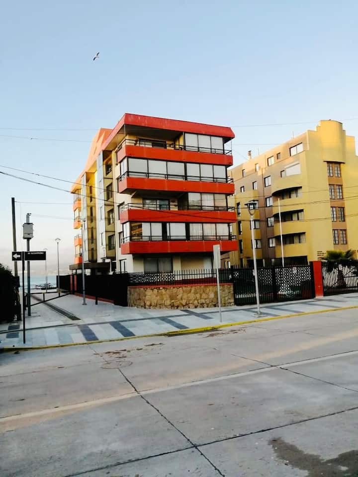 Bello Depto Junto A Playa Pejerrey En Algarrobo. - Algarrobo