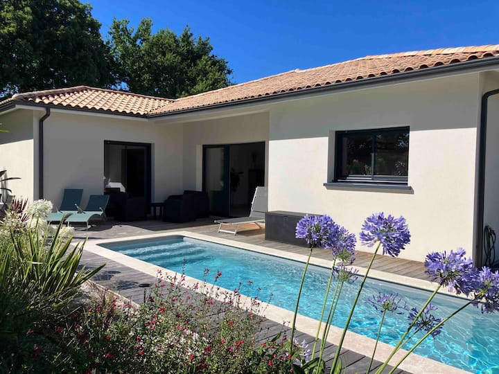Charmante Villa  Avec Piscine Sur Andernos - Andernos-les-Bains