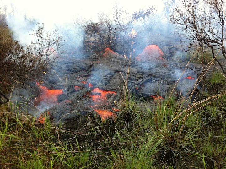 Lava Flow Up Close And Personal - Pāhoa, HI