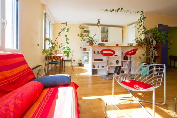 Au Pied Des Buttes Chaumont Appartement 4 Pers - Place de la République