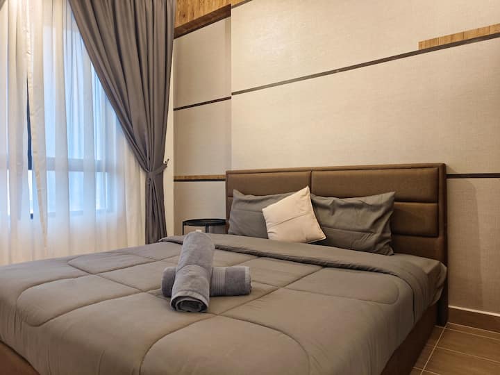 #Freenetflix 2bedroom Troika Kb @ Aghome Level 32 - Tumpat