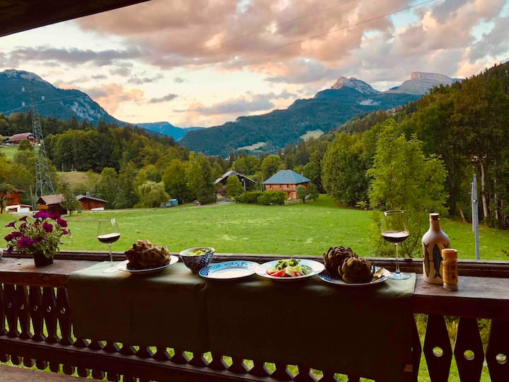 La Ferme Sous Le Rocher (1877) Aux Lombardes - La Clusaz