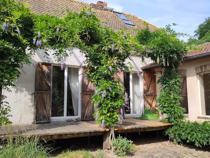Naturpark Hoher Fläming: Villa Arensnest+ Yogaraum - Brandenburg