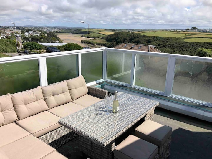 Beautiful Beach View 3 Bedroom Detached Home - Crantock