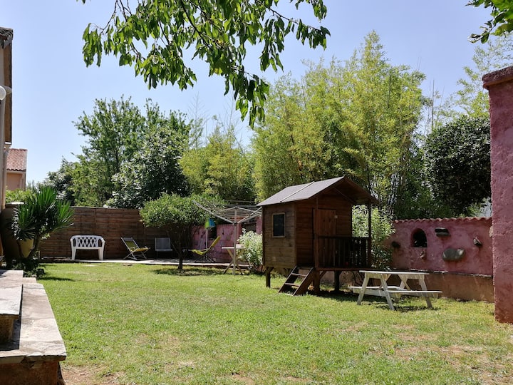 Folelli: Villa Avec Jardin - Plage à 1km - 6 Pers - Korsika