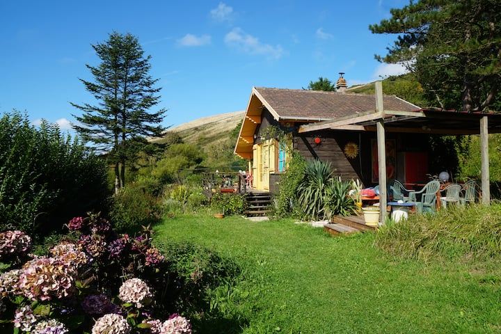 Chalet Face à La Mer
Chambre,saloncuisine,douchewc - Plage des Petites Dalles