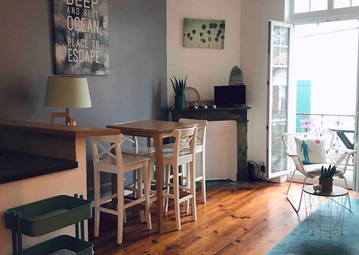 Charmant Appartement Avec Balcon - Biarritz