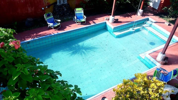 Casa De Verano Con Piscina Privada En Costa Sur - Masagua