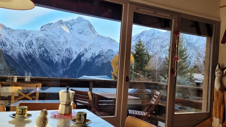 Duplex Avec Vue Imprenable 2 Min Du Télésiège 4+1p - Les Deux Alpes