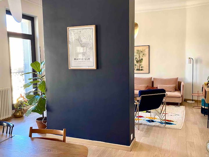 Superbe Appartement Haussmannien Avec Terrasse - Marseille