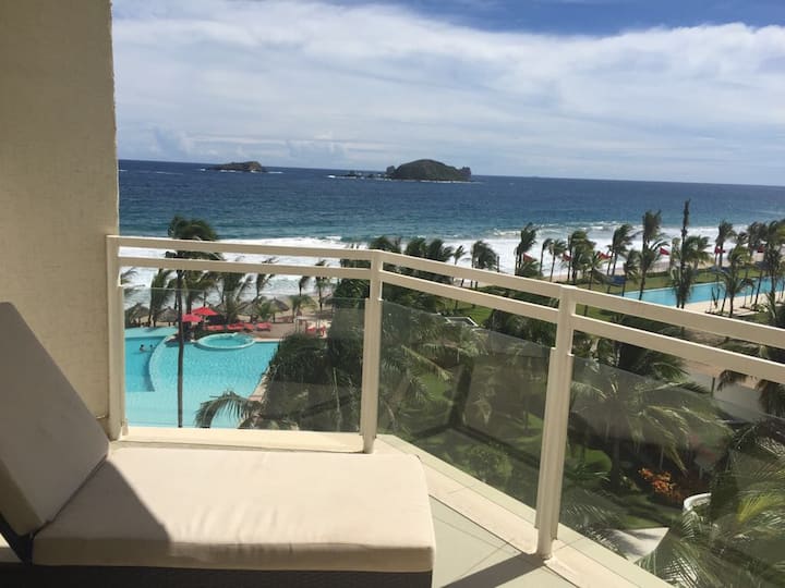 Lindo Departamento Con Vista Y Acceso Al Mar - Ixtapa Zihuatanejo