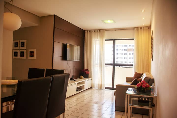 Elegante 3/4 Em Pajuçara Comporta Até 8 Pessoas - Maceió