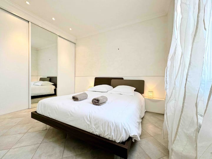 Le Biggi : Apt 3 Prs, Jardin, 5 Min Plages - Vallauris