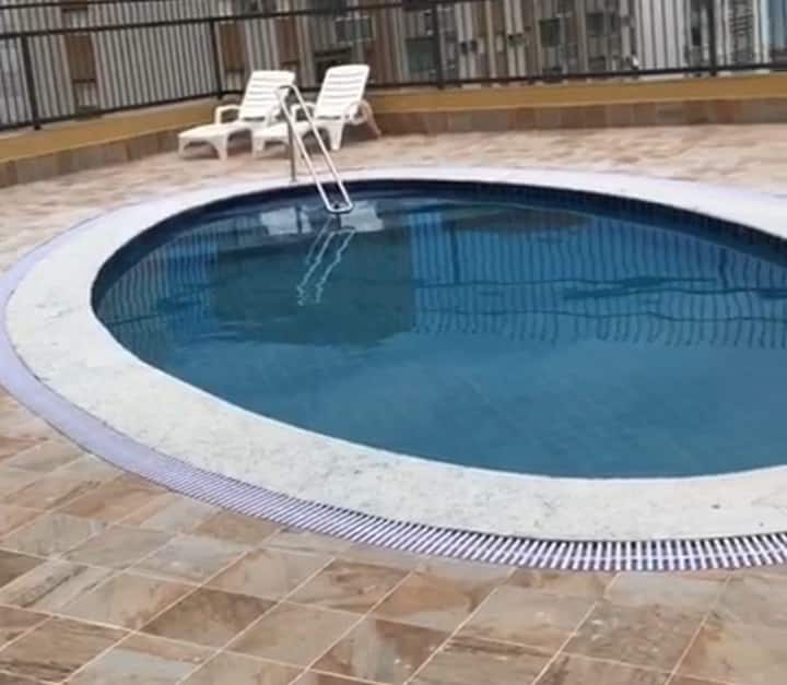 Apto Moderno Piscina E Wifi - Guarujá