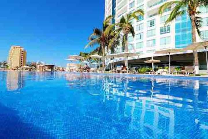 Condo Bella Vista Al Mar Pie De Playa Noche Gratis - Mazatlan