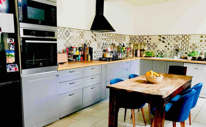 Grande Maison / Jardin à 1h De La Mer, 1h De Paris - Amiens