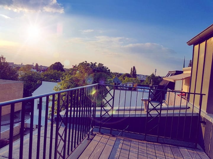130m2 Penthouse In Harvestehude, 5 Min From City - Hamburg