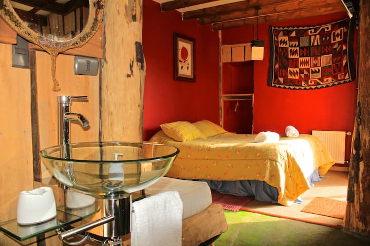 Cabaña  Choroy  Matrimonial+tinaja Hidroterapia - Futrono