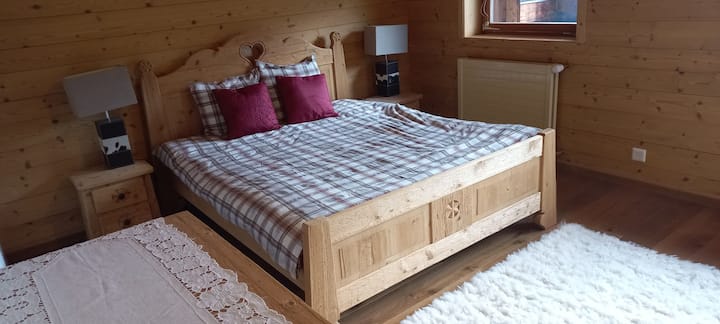 Chalet Double Room And Bathroom With A View - Champéry