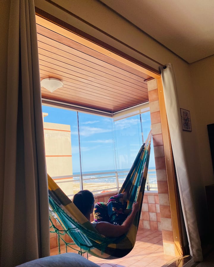 605 @Vistaamar_flats - Garagem/vista / Piscina - Torres