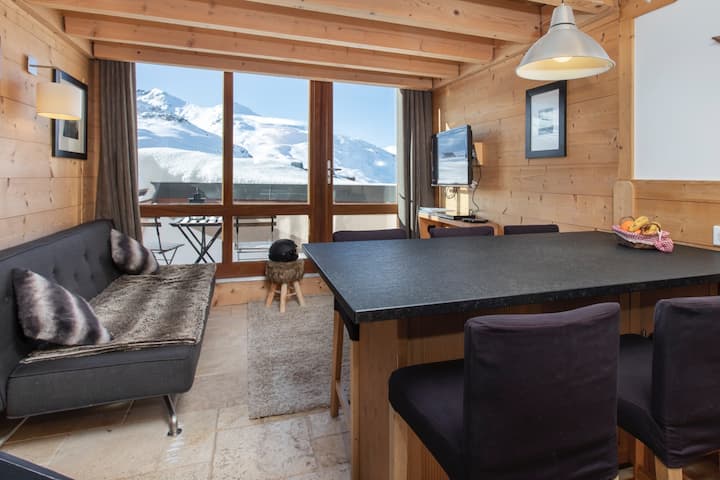 Val-thorens-cosy **** Duplex N°218 Pied Des Pistes - Les Menuires, Fransa