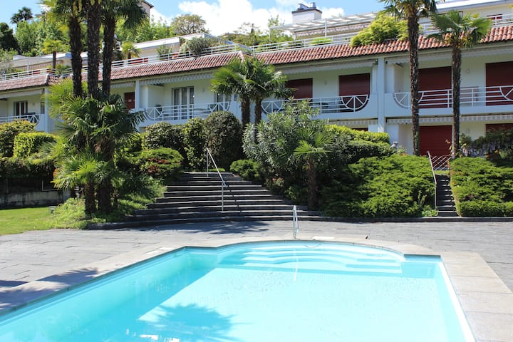 2.5 Zimmer Wohnung Mit Garten + Pool - Canton du Tessin