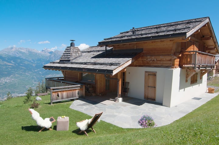 Chalet Dahu Amazing Views And Sauna - Nendaz