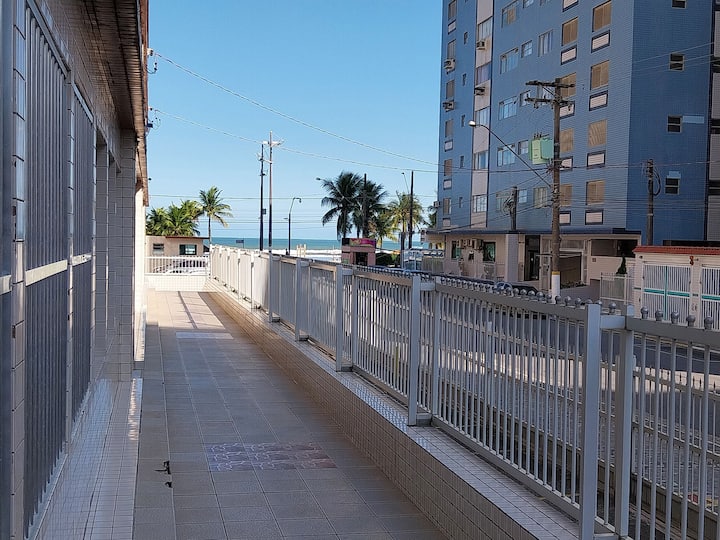 ÓTimo Ap. No Canto Do Forte, Pé Na Areia. - Santos