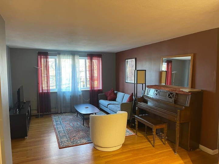 Musician's 2brm Brookline Condo W/ Parking - Brookline