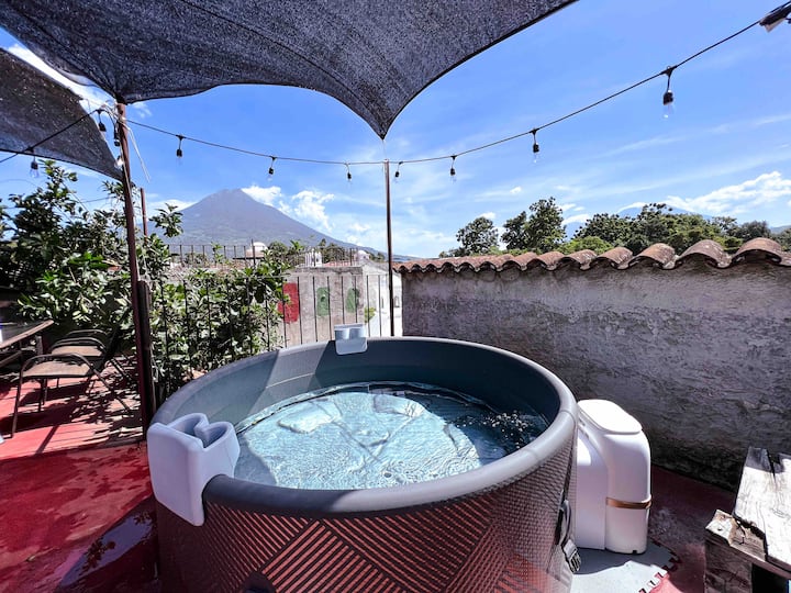 Colonial House In Antigua Jacuzzi, A/c And Terrace - 