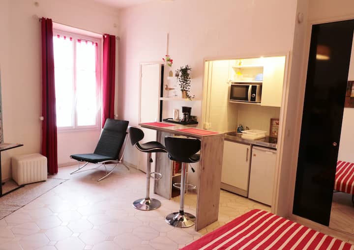 Studio à 3 Minutes Des Plages - Nicea