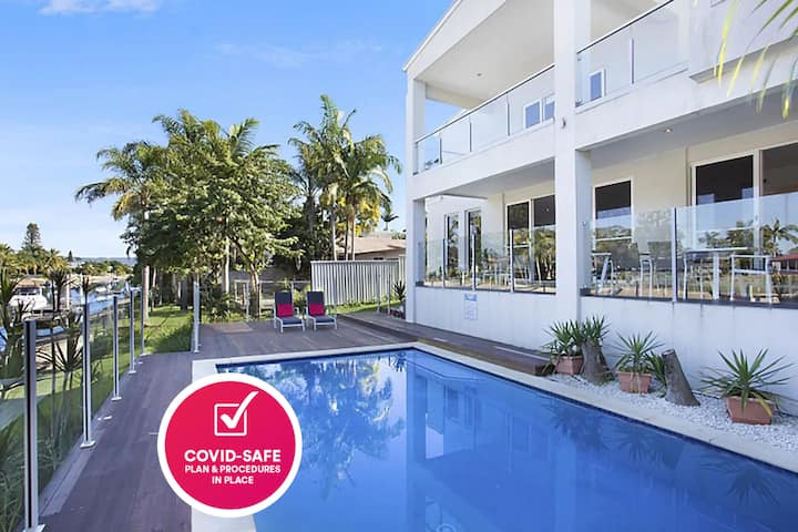 5⭐️ Luxury Waterfront Home In Central Broadbeach - Gold Coast