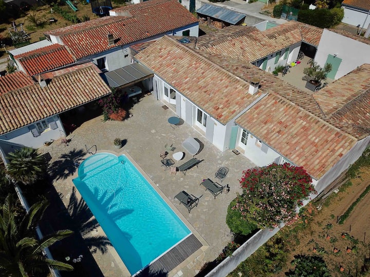 Superbe Villa De 230m² Renovee Avec Piscine. - Île de Ré