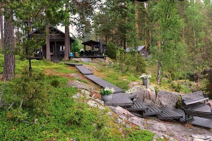 Cottage By The Lake Saimaa / Sähköläm. Hirsimökki - Savonlinna