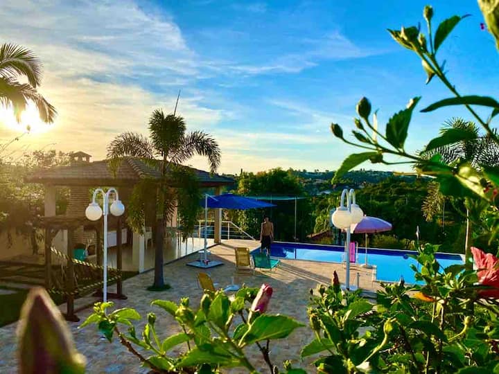 Casa Com Vista Incrível 180° + Piscina - Itupeva
