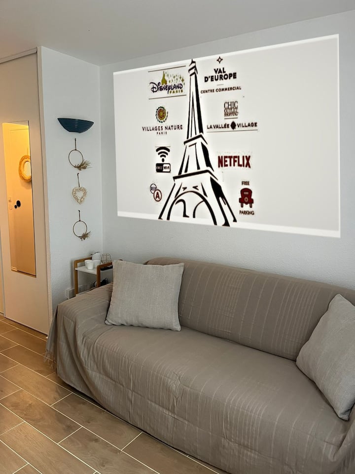 Charmant Appartement Disneyland Paris (2 Pers) - Noisiel