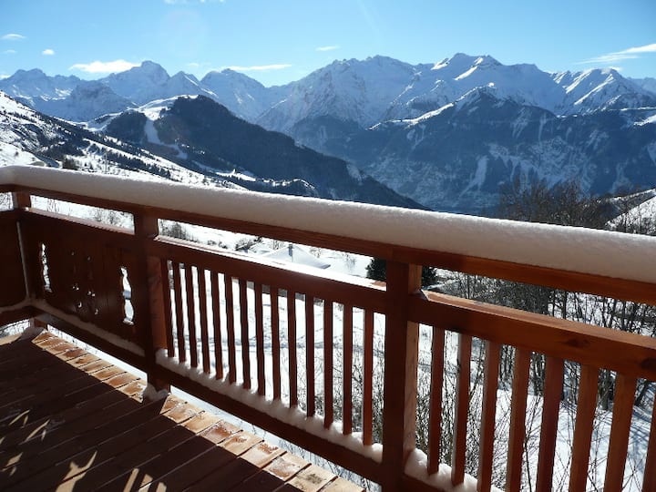 Chalet Avec Terrasse Plein Sud, Vue Exceptionnelle - L'Alpe d'Huez