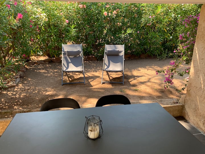 Appartement Deux Pièces, Accès Privé à La Plage - Pinarellu