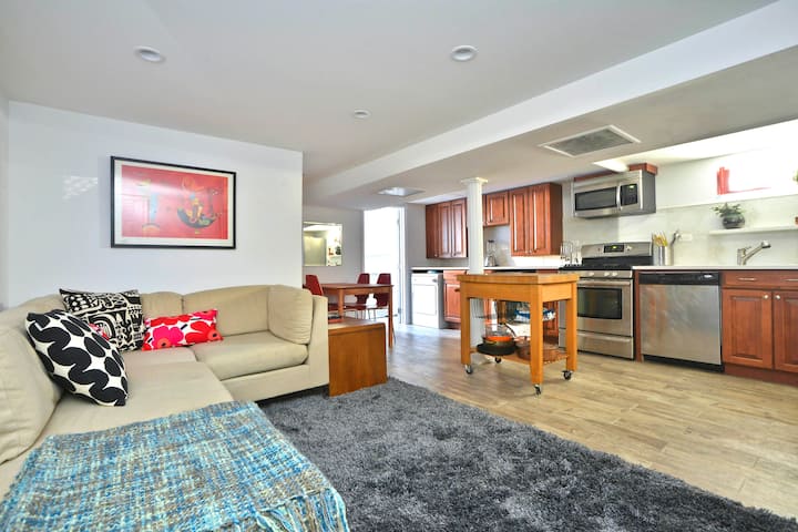 Clean, Private 2-bedroom Garden Level Apartment - 