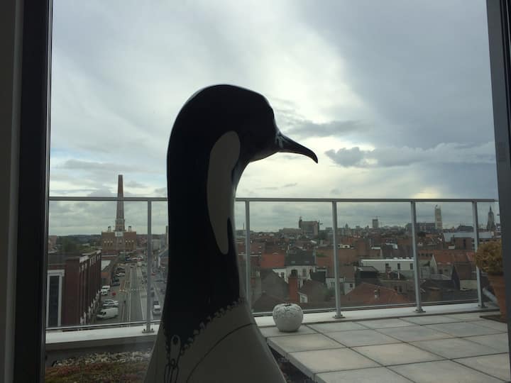 Cosy, Stylish & Bright 360° View Penthouse - Ghent (Belgium)