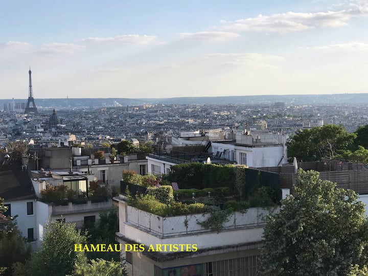 Montmartre Jardin Terrasse Calme Charme Romantisme - Paris