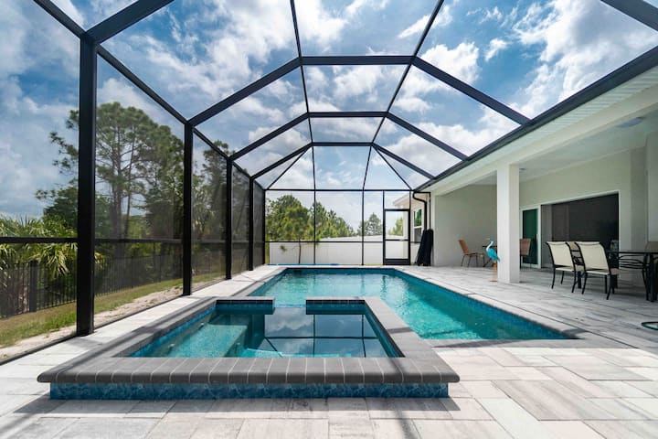 New House W/saltwater Pool & Hot Tub Near Beaches - 北港