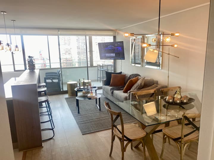 Depto 2d2b Con Piscina Cerca Del Mall Y Clínica - Santiago (Chile)