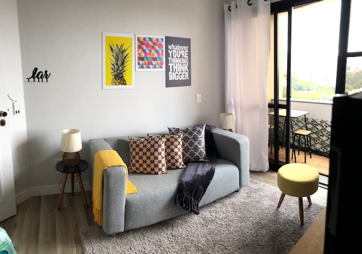 Flat Morumbi(vila Andrade) Renovado E Acolhedor. - Santo Amaro