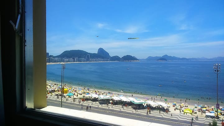 Vista Total Da Praia De Copacabana (Melhor Local) - Ipanema