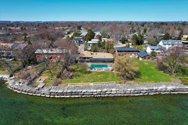 💧Lakeshore Villa💧waterfront•pool•sunroom•5000sqf - Oakville